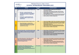2025 P&C Sponsorship Program